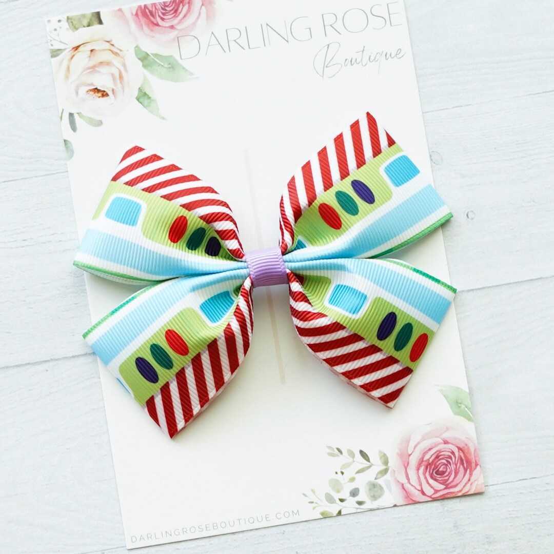 Disney World Inspired 4" Hair Bow - Mickey - Disney Bow - Character ...