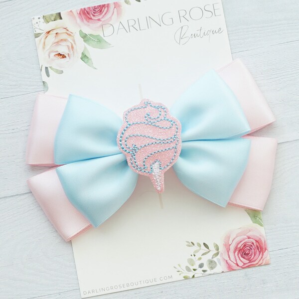 Candy Hair Bow - Etsy