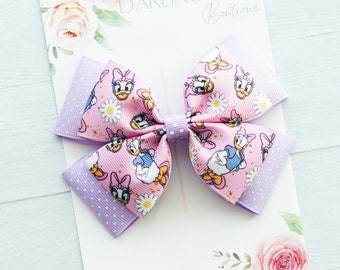 Daisy Hair Bow - Etsy