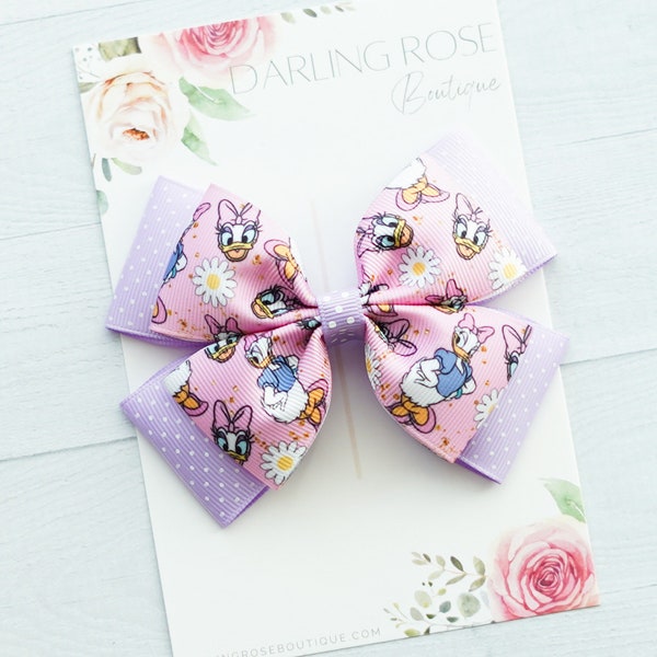 Daisy Hair Bow - Etsy