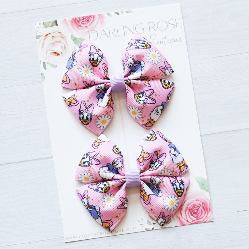 Daisy Hair Bow - Etsy
