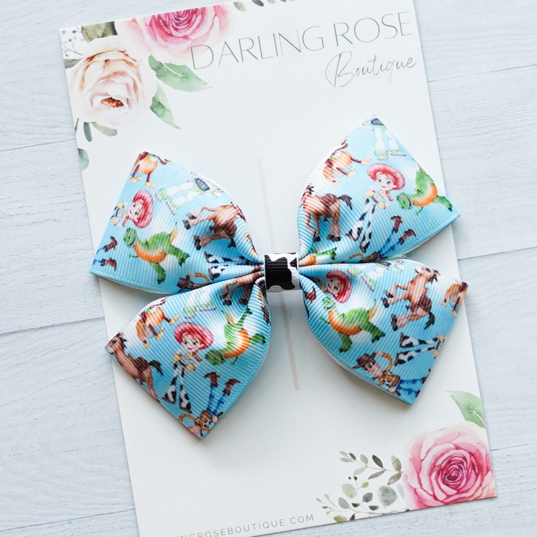 Disney World Inspired 4" Hair Bow - Mickey - Disney Bow - Character ...