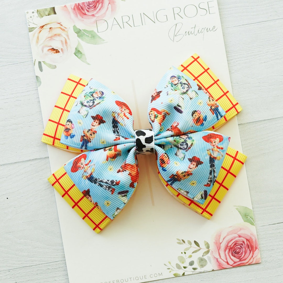 Disney World Inspired 4 Hair Bow Mickey Disney Bow - Etsy