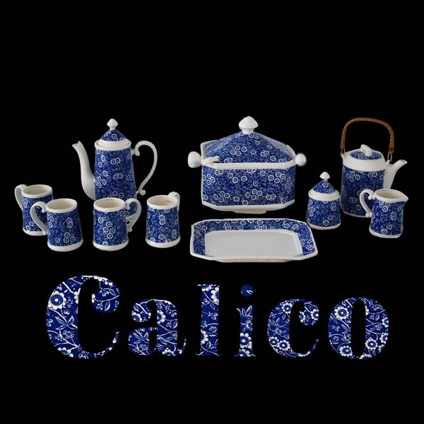 Blue Calico - Etsy