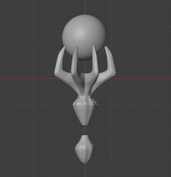 Queen Beryl Staff 3D Model STL Digital Download - Etsy Hong Kong