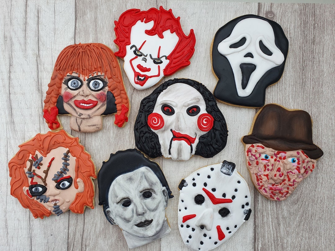 Halloween Cookies / Halloween Biscuits / Horror Cookies - Etsy