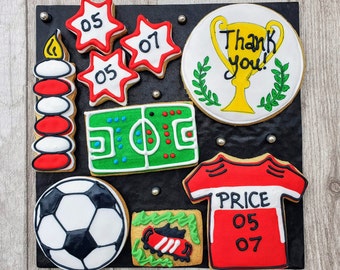 Football Biscuits | Etsy UK