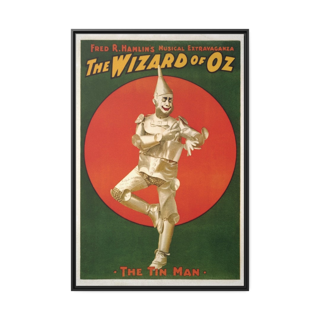 The Wizard of Oz Vintage Tin Man Poster: Musical Extravaganza on Matte ...