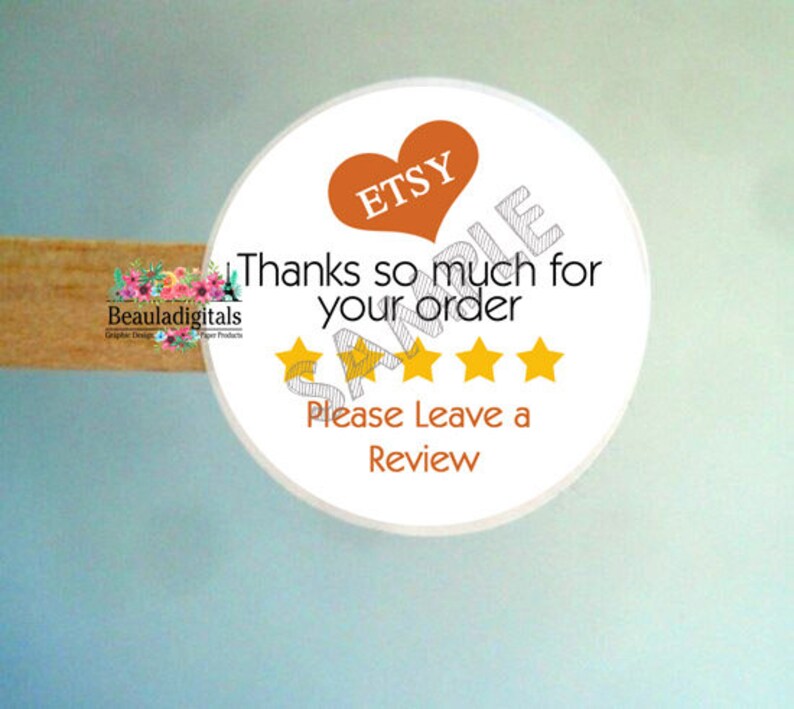 Etsy Review Stickers Printed Stickers Customer Review - Etsy Australia