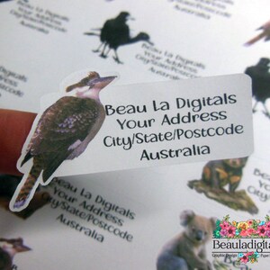 Personalised Address Labels - Custom Design Return Labels - Australian ...