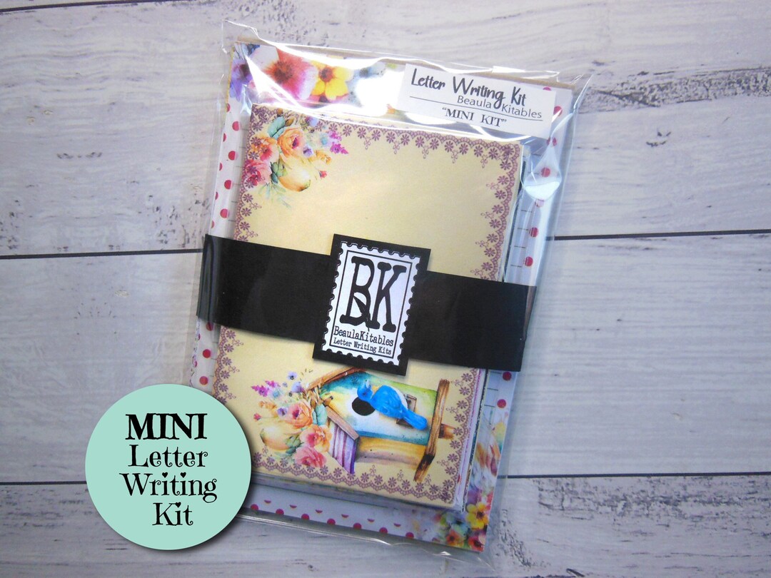 Mini Letter Writing Kit, Mini Stationery Writing Set, Mini Envelopes ...