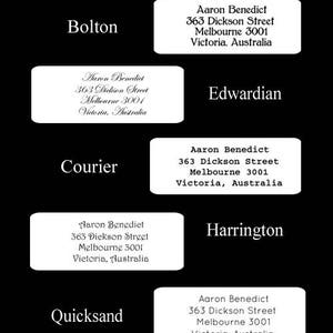 Plain Address Labels - Address Home Stickers - Custom Design Return ...
