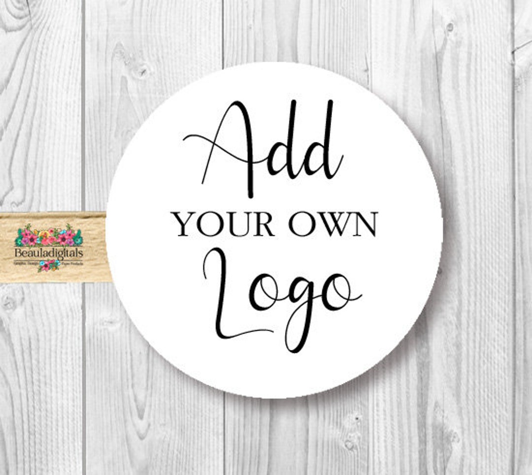 Add Your Logo Design Stickers, Designer Sticker, Personalized Label ...