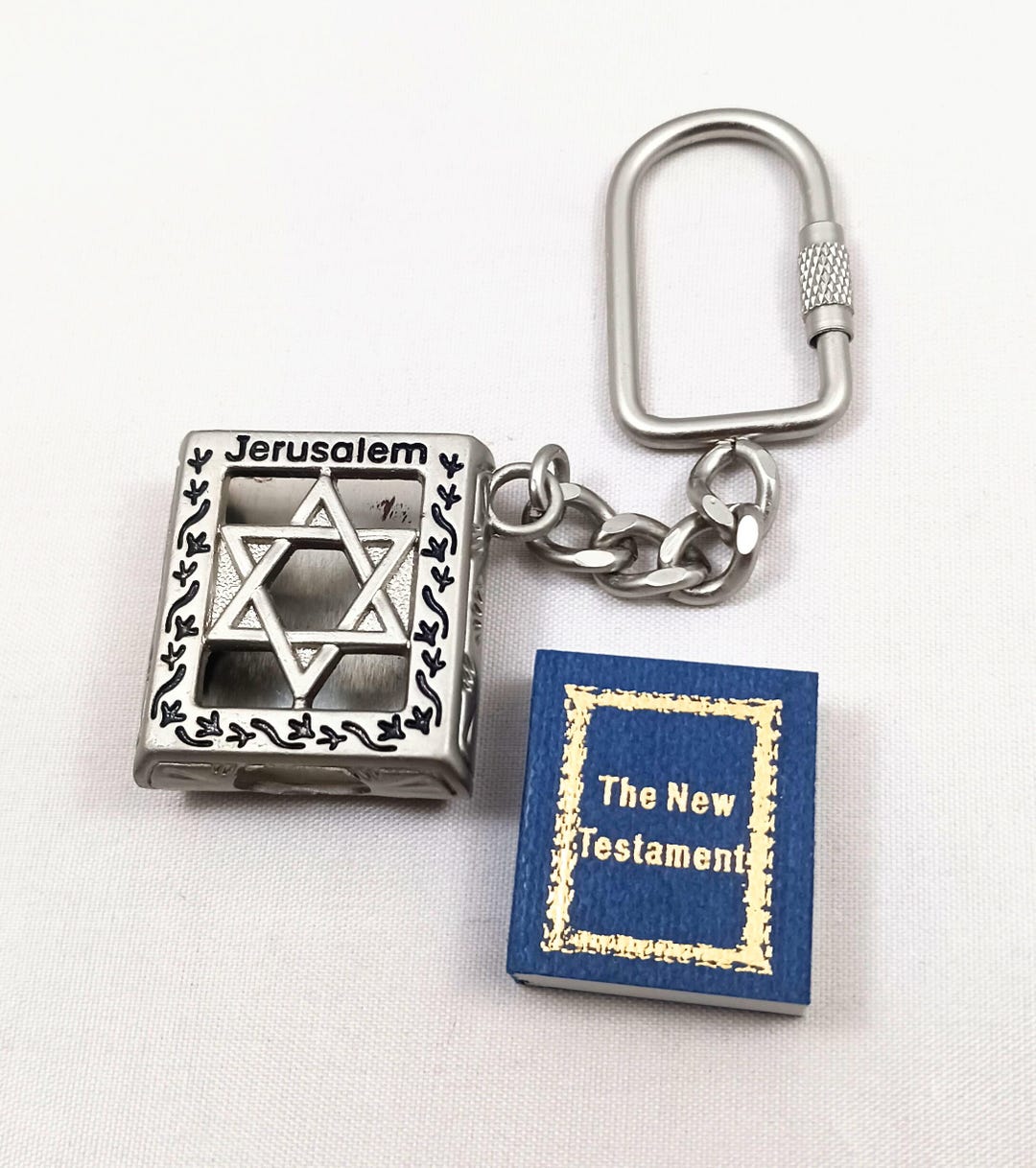 Metal Bible Key Chain, 12 Tribes of Israel, Aaron Breastplate, Star of ...