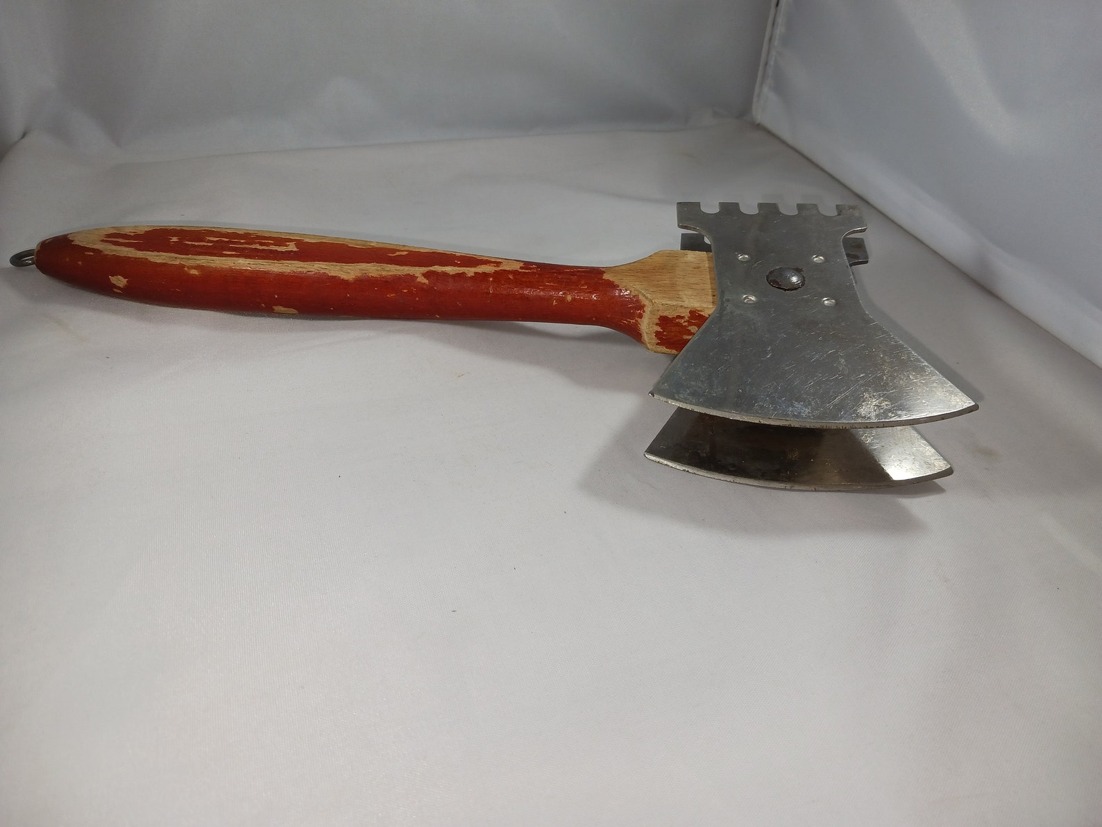 Antique M.H. Tyler Meat Cleaver Tenderizer Kitchen Stainless Steel Tool ...