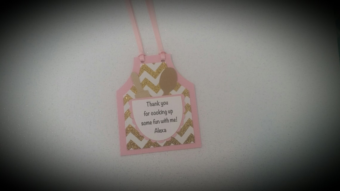 Cooking Party Favor Tags Baking Party Favor Tags Birthday | Etsy
