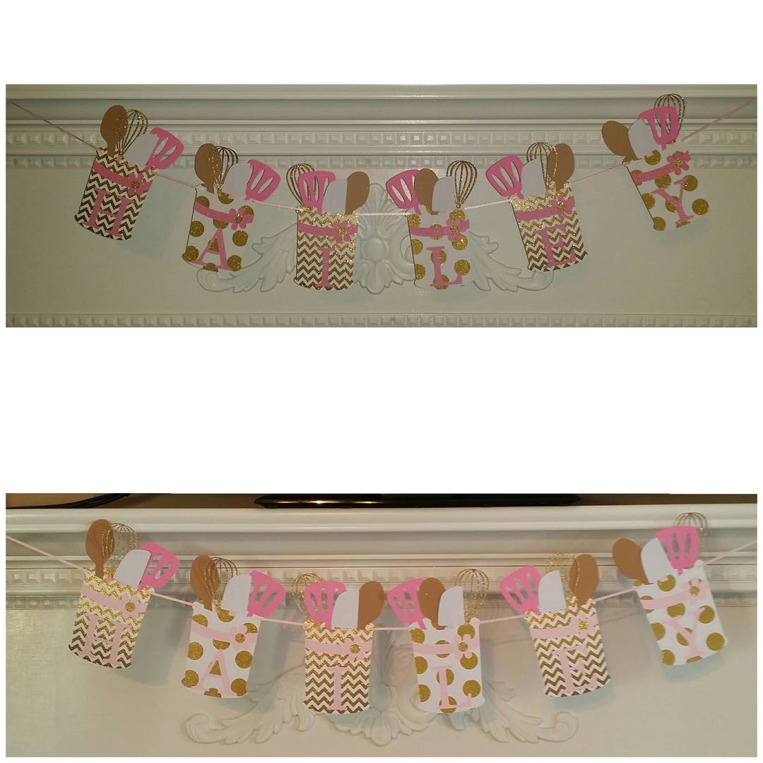 BANNER - Cooking Party Banner - Baking Party Banner - Birthday Banner ...