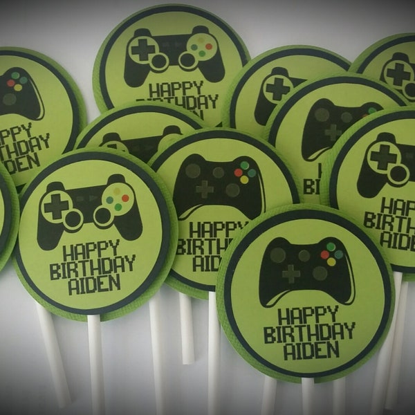 Game Cupcake Toppers - Etsy