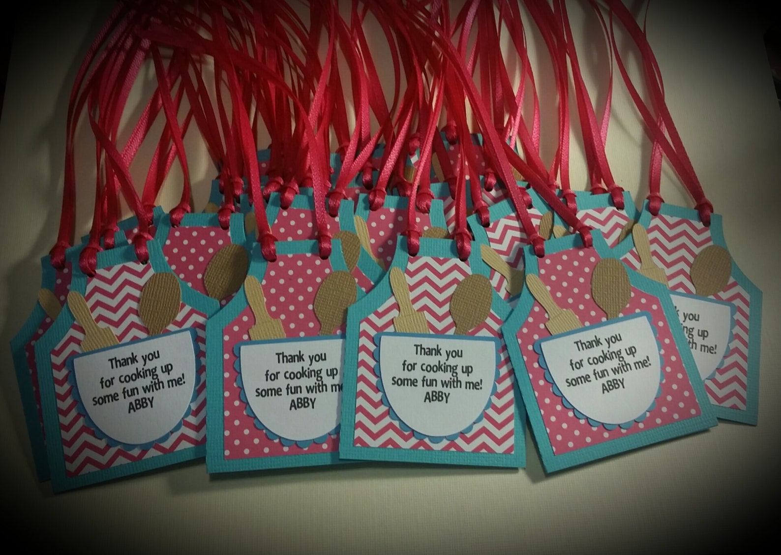 Cooking Party Favor Tags Baking Party Favor Tags Birthday - Etsy