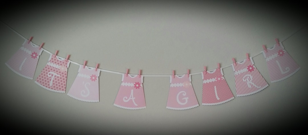 Baby Dress Banner - Baby Shower Banner - Baby Shower Decoration - Baby ...