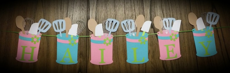 BANNER Cooking Party Banner Baking Party Banner Birthday - Etsy