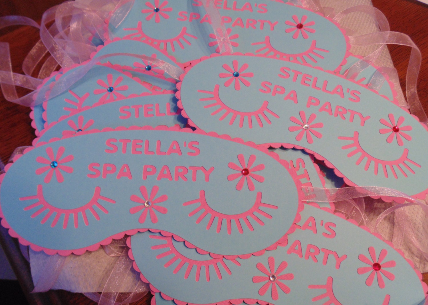 Buy SPA MASK INVITATIONS Spa Party Invitations Set of 8 Online in India ...