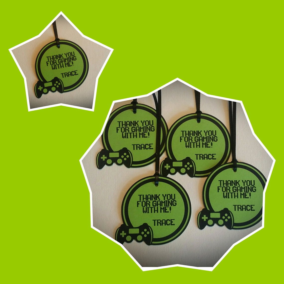 Gamer Party Favor Tags Video Game Birthday Party Favor Tags | Etsy