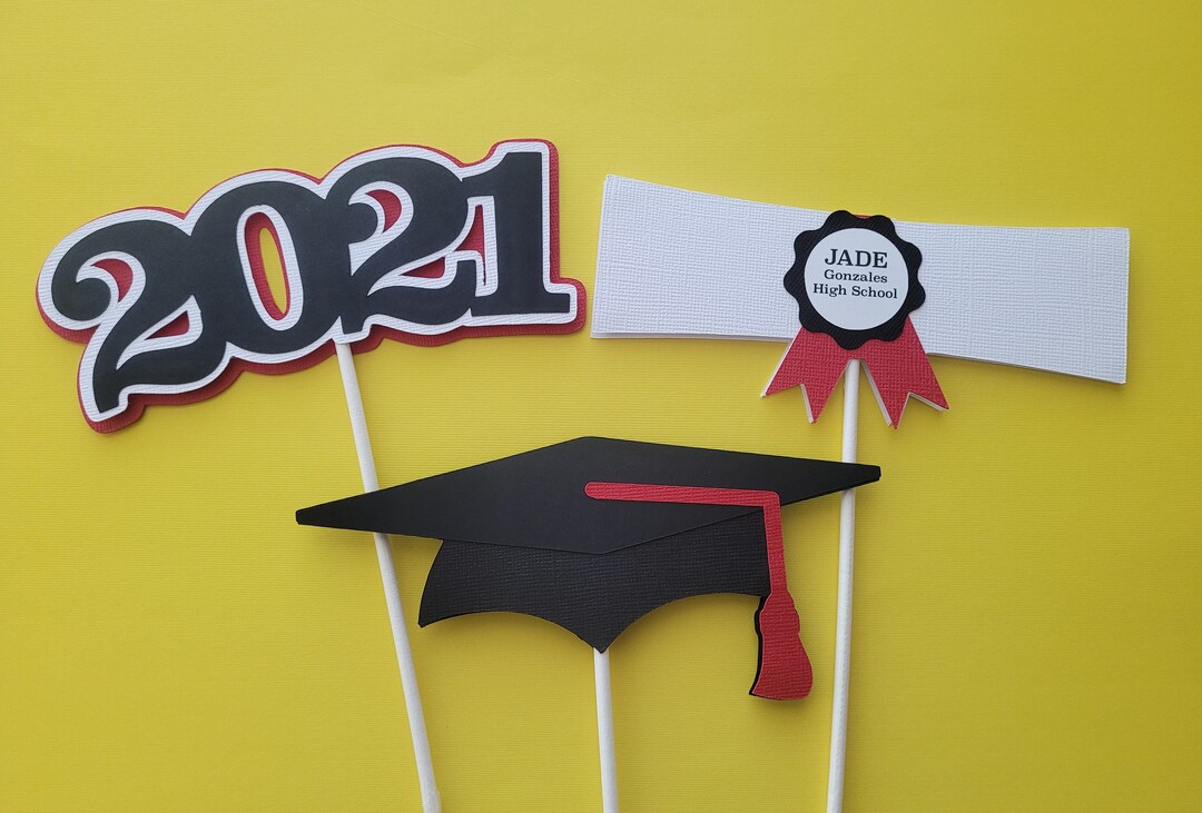 Graduation Party Centerpiece Sticks - High School Graduation Party ...