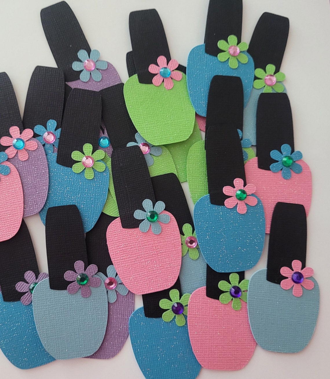 Spa Party Cutouts Nail Polish Cutouts Spa Party Girls - Etsy