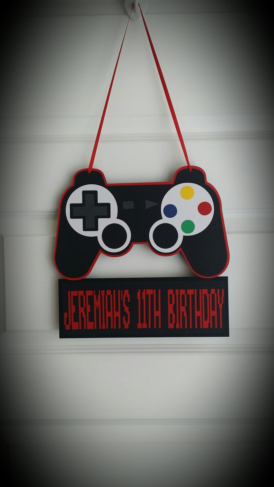 Gamer Party Door Sign - Birthday Party Door Sign - Video Game Birthday ...