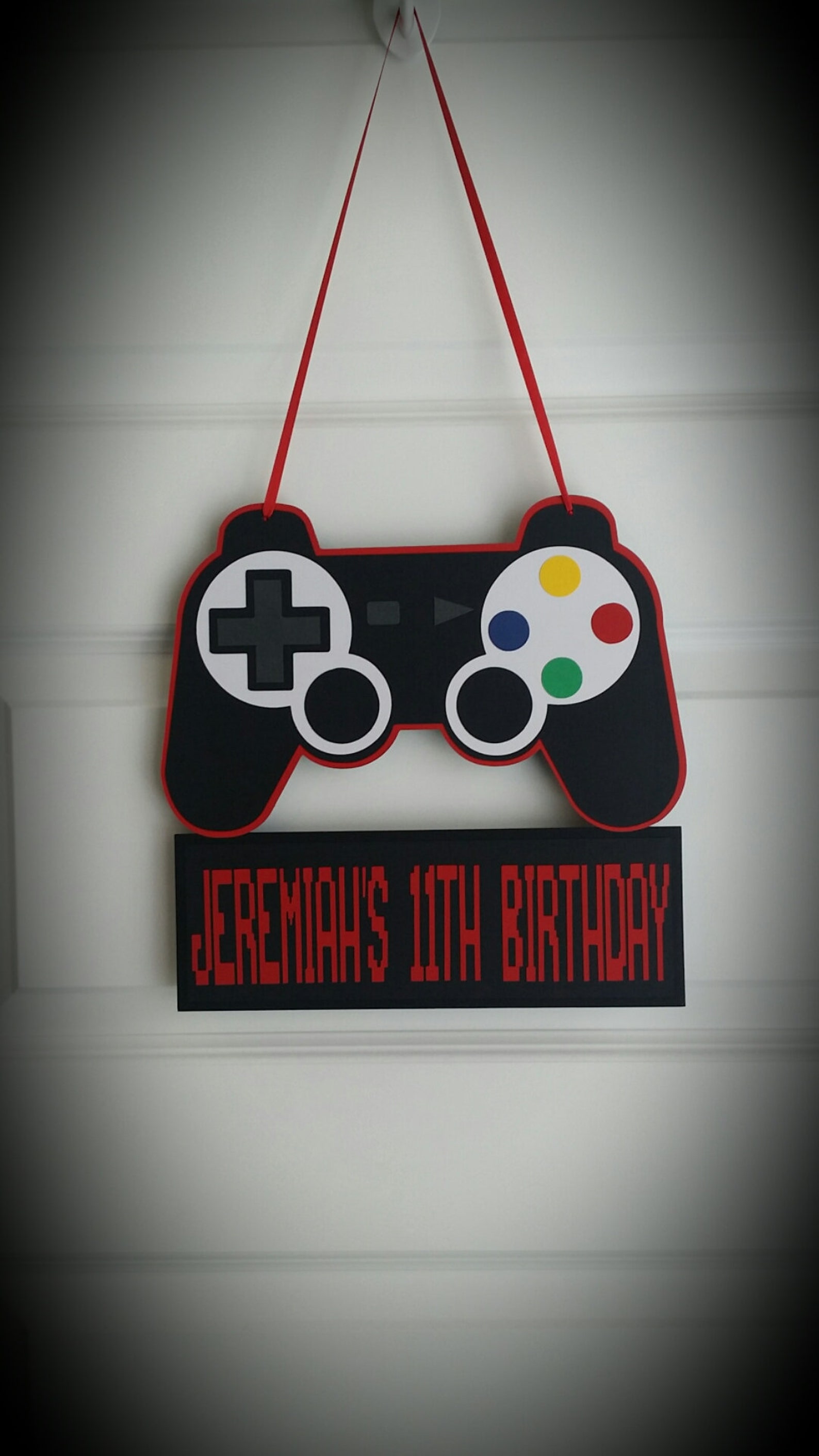 Gamer Party Door Sign Birthday Party Door Sign Video Game - Etsy