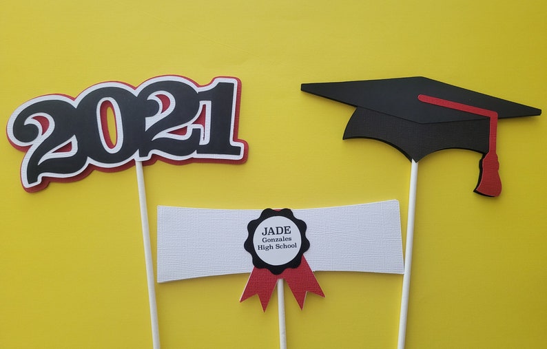 Graduation Party Centerpiece Sticks - High School Graduation Party ...