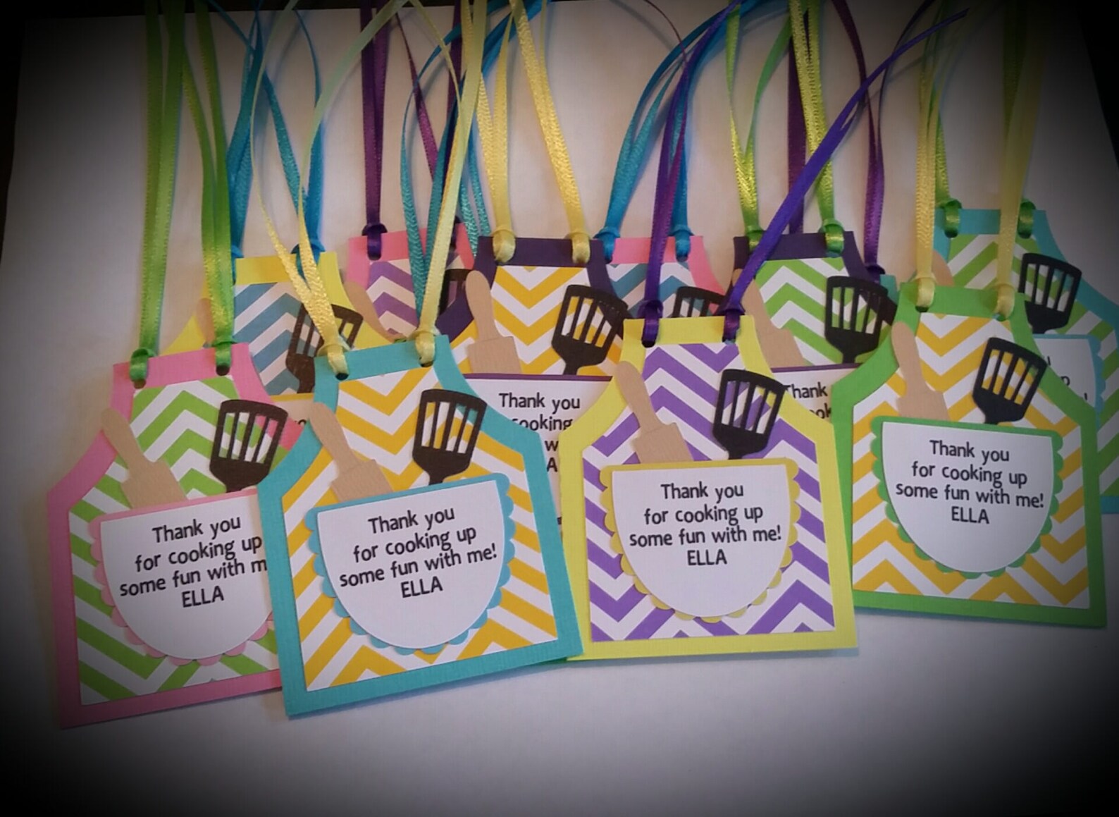 Cooking Party Favor Tags Baking Party Favor Tags Birthday - Etsy