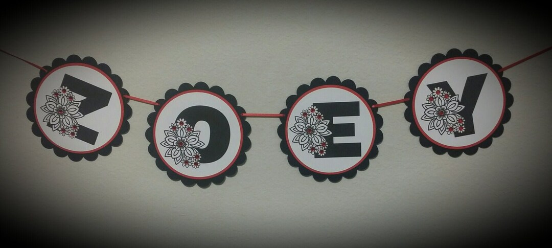 Birthday Party Banner - Shower Banner - Party Banner - Name Banner ...