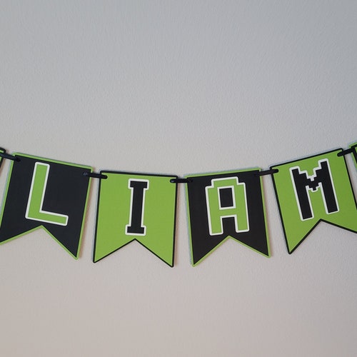 Gamer Happy Birthday Banner Video Game Banner Video Game - Etsy