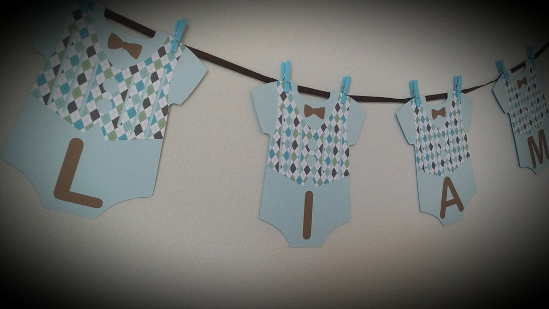 Baby Boy Shower Banner - It's a Boy Banner - Baby Banner - Baby Shower ...