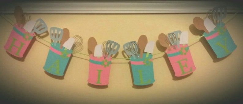 BANNER - Cooking Party Banner - Baking Party Banner - Birthday Banner ...