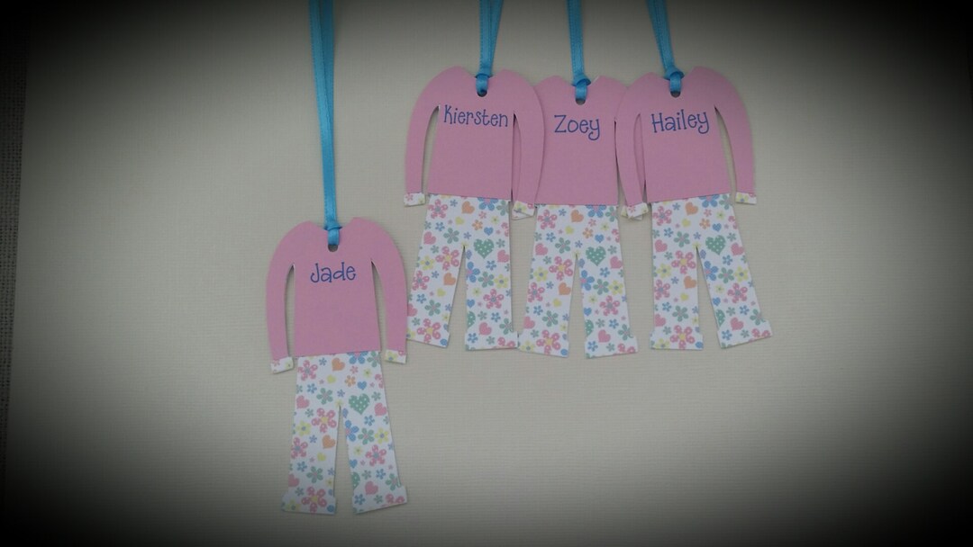 Sleepover Party Favor Tags - Slumber Party Favor Tags - Sleepover Favor ...