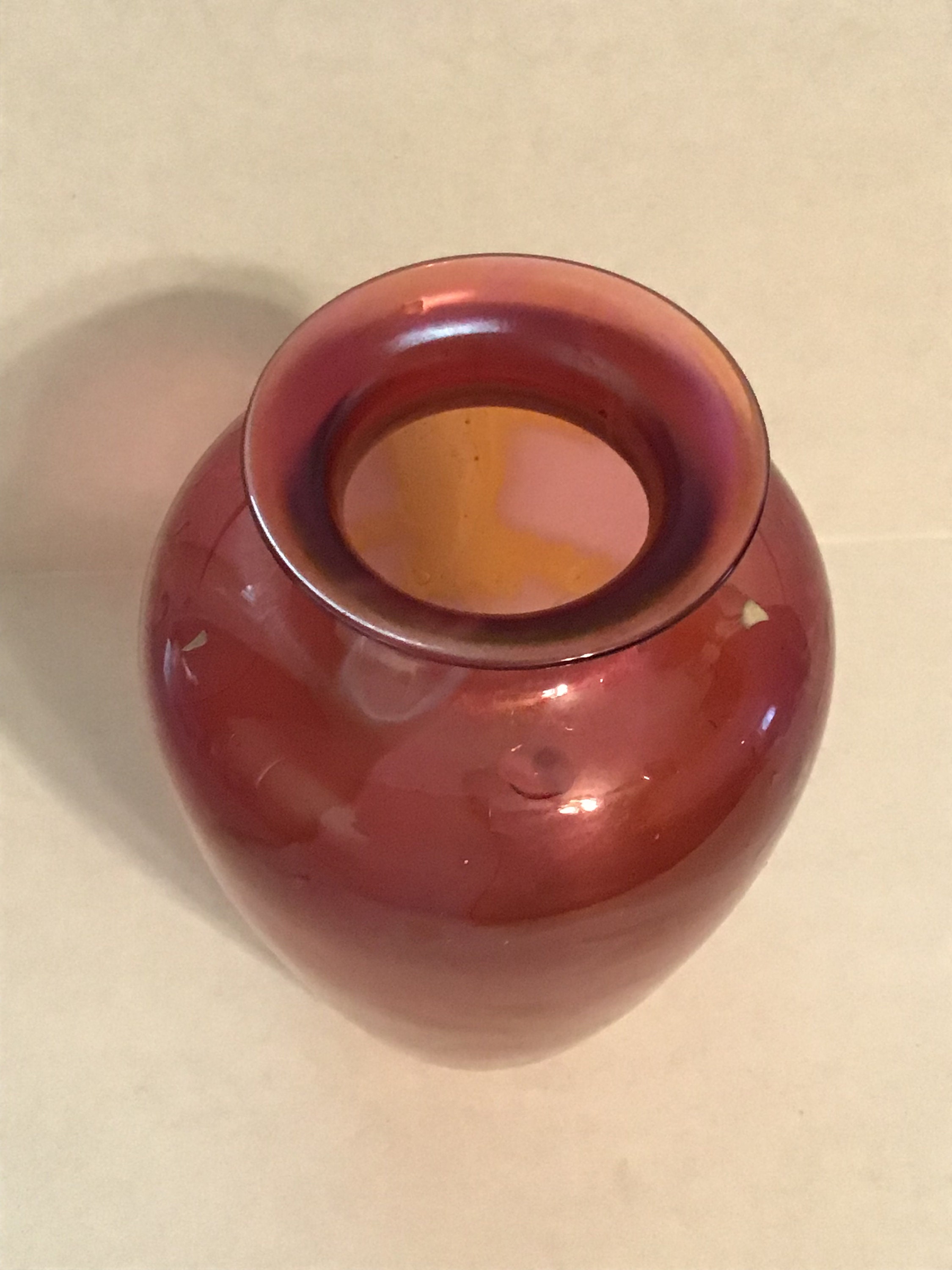 Signed Josh Simpson Art Glass Vase - Etsy