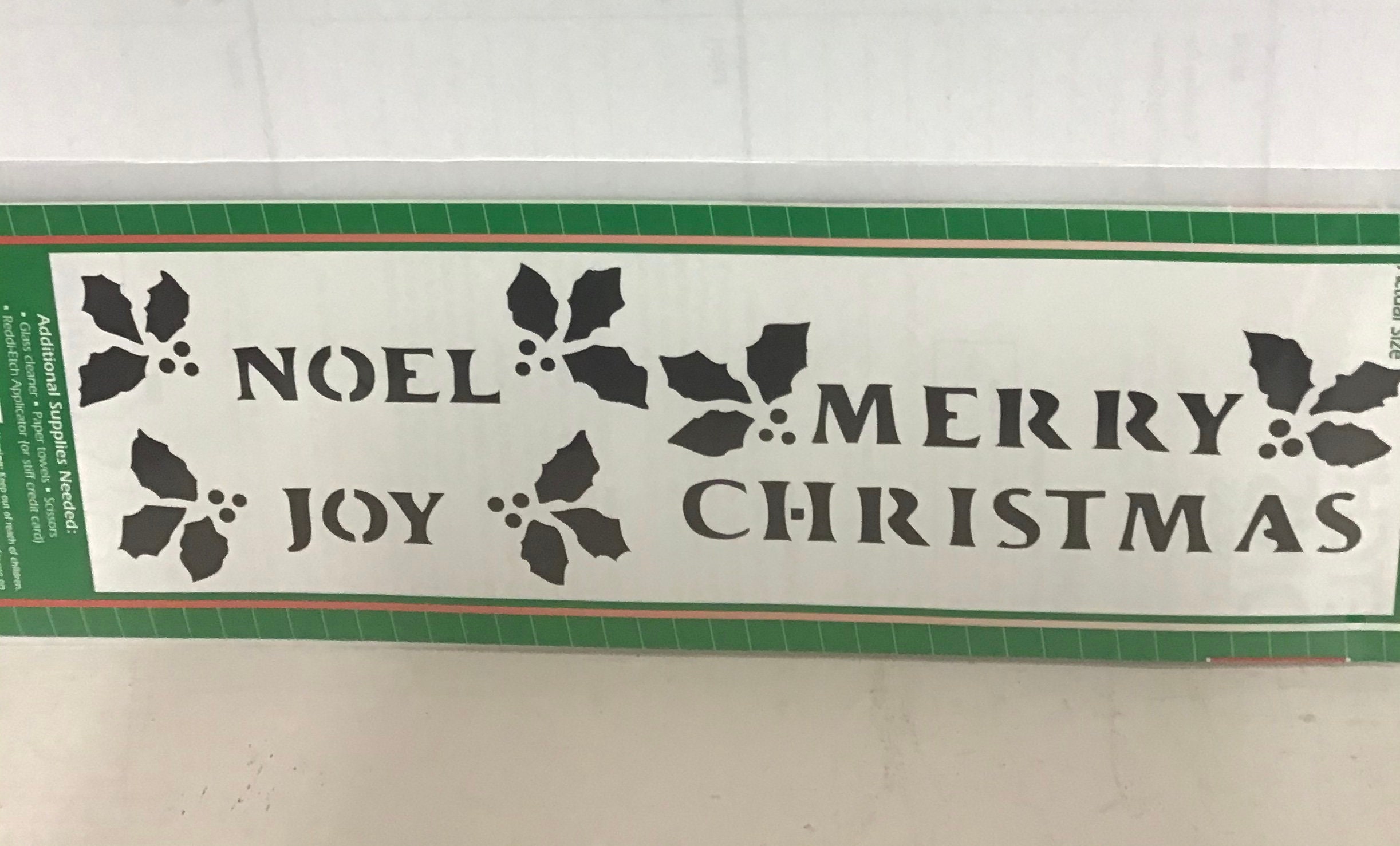 Reddi-etch Etched Glass Rub Ons Christmas - Etsy