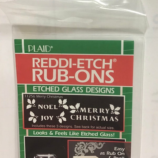 Christmas Rub on Transfers - Etsy