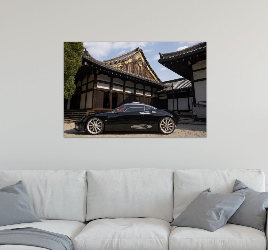 Spyker C8 Laviolette at Nijo Castle - Metal Wall Art - Photographic ...