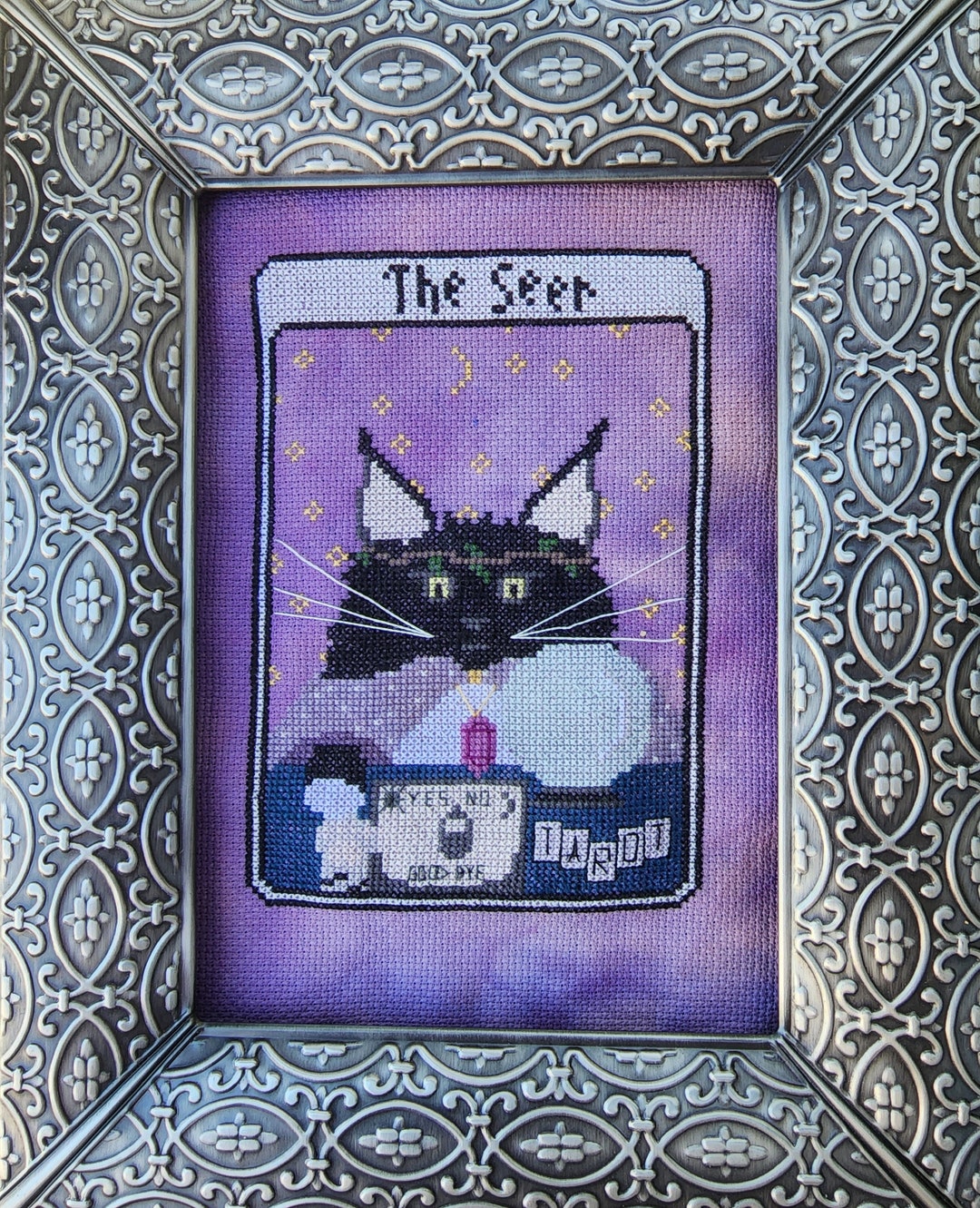 The Seer- Counted Cross Stitch PDF Pattern by Cobweb and Rose | Goth ...