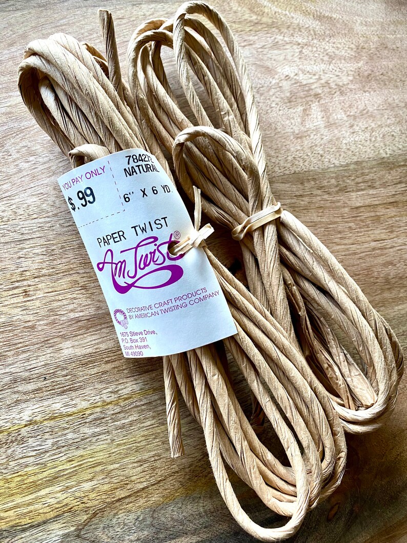 Vintage NOS Twisted Paper Ribbon American Twisting Company - Etsy