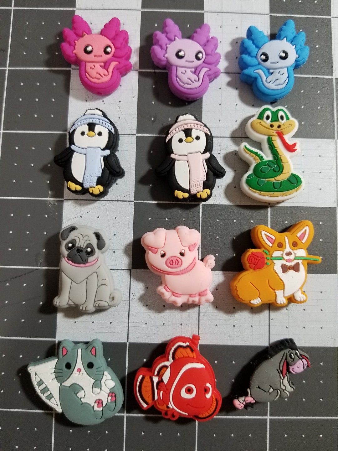 Silicone Focal Beads Penguin Corgi Pug Snake for Beadable Pens - Etsy