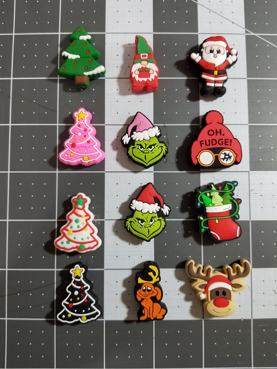 Silicone Focal Beads Character Christmas Santa Tree for Beadable Pens ...