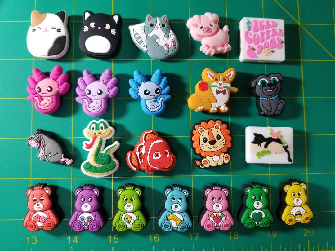 Silicone Focal Beads Penguin Corgi Pug Snake Puppy Kitten for Beadable ...