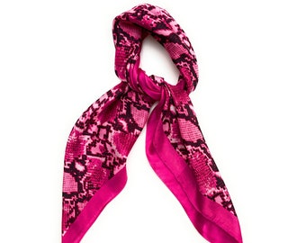 Hot Pink Scarf - Etsy