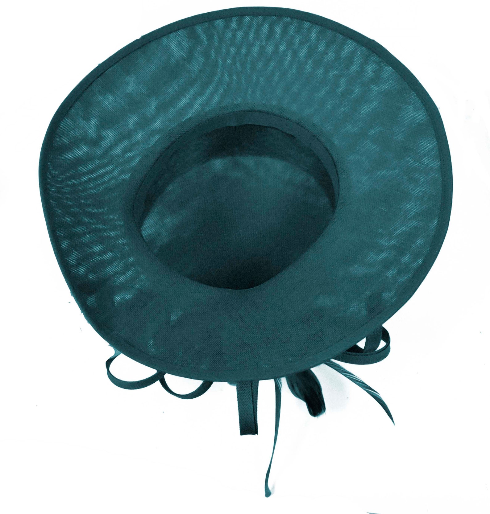 Caprilite Teal Turquoise and Gold Mustard Queen Hat Brim - Etsy