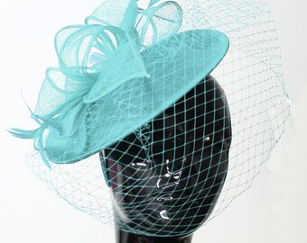 Light Blue Wedding Hat | Etsy